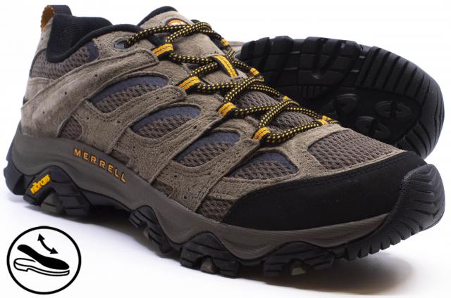Merrell : Moab 3 Wide Walnut