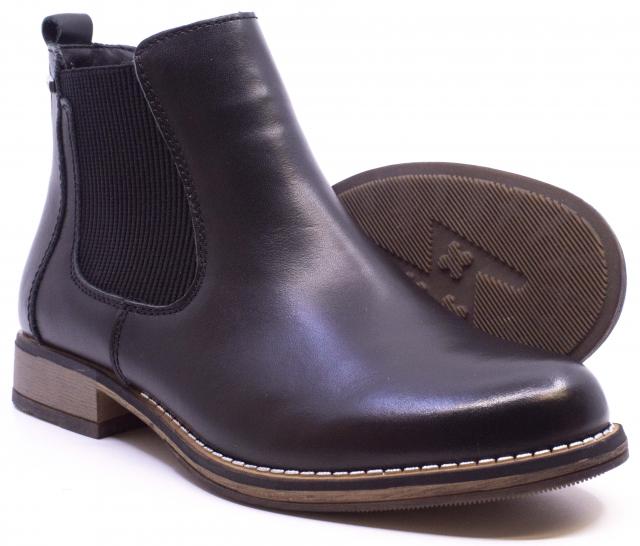 Josef Seibel : Berlina 01 Black Leather Waterproof