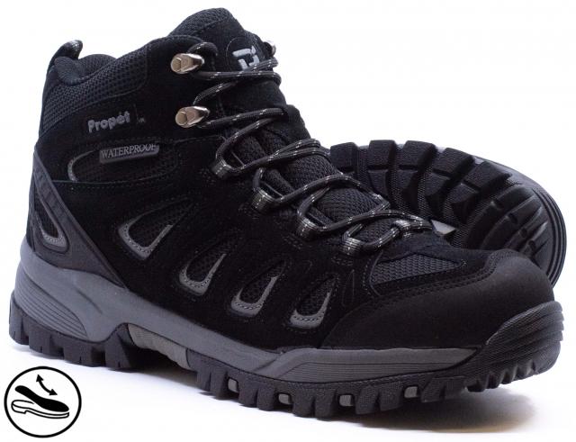 Propet : Ridge Walker 3E Black Waterproof