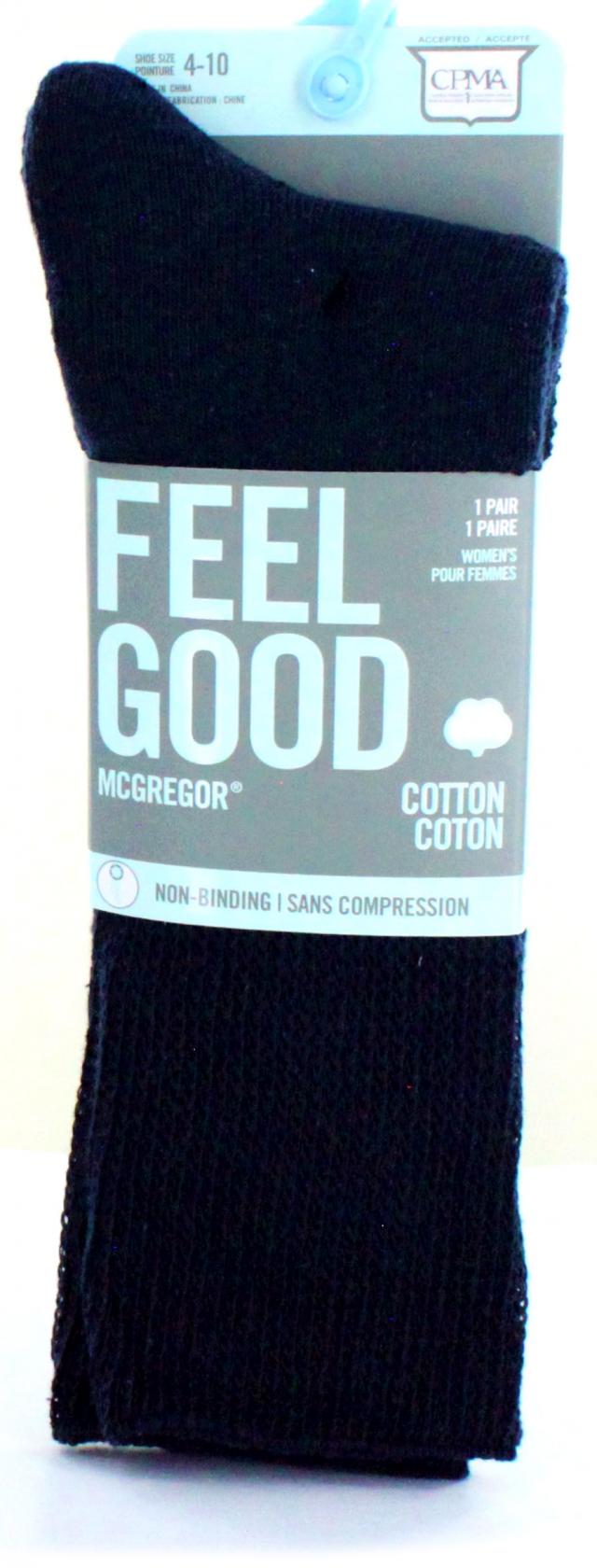 McGregor : Feel Good Ladies Non-Binding Socks Navy