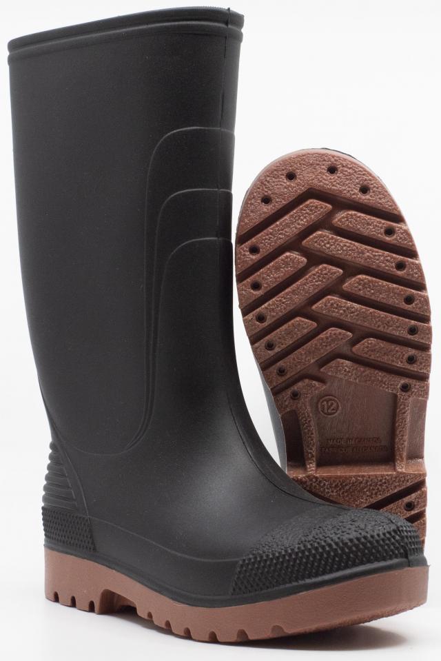 Generic : Generic Black Red Rubber Boot